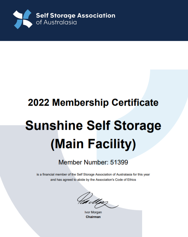 Sunshine Self Storage | Secure, Convenient, Cost-effective self storage